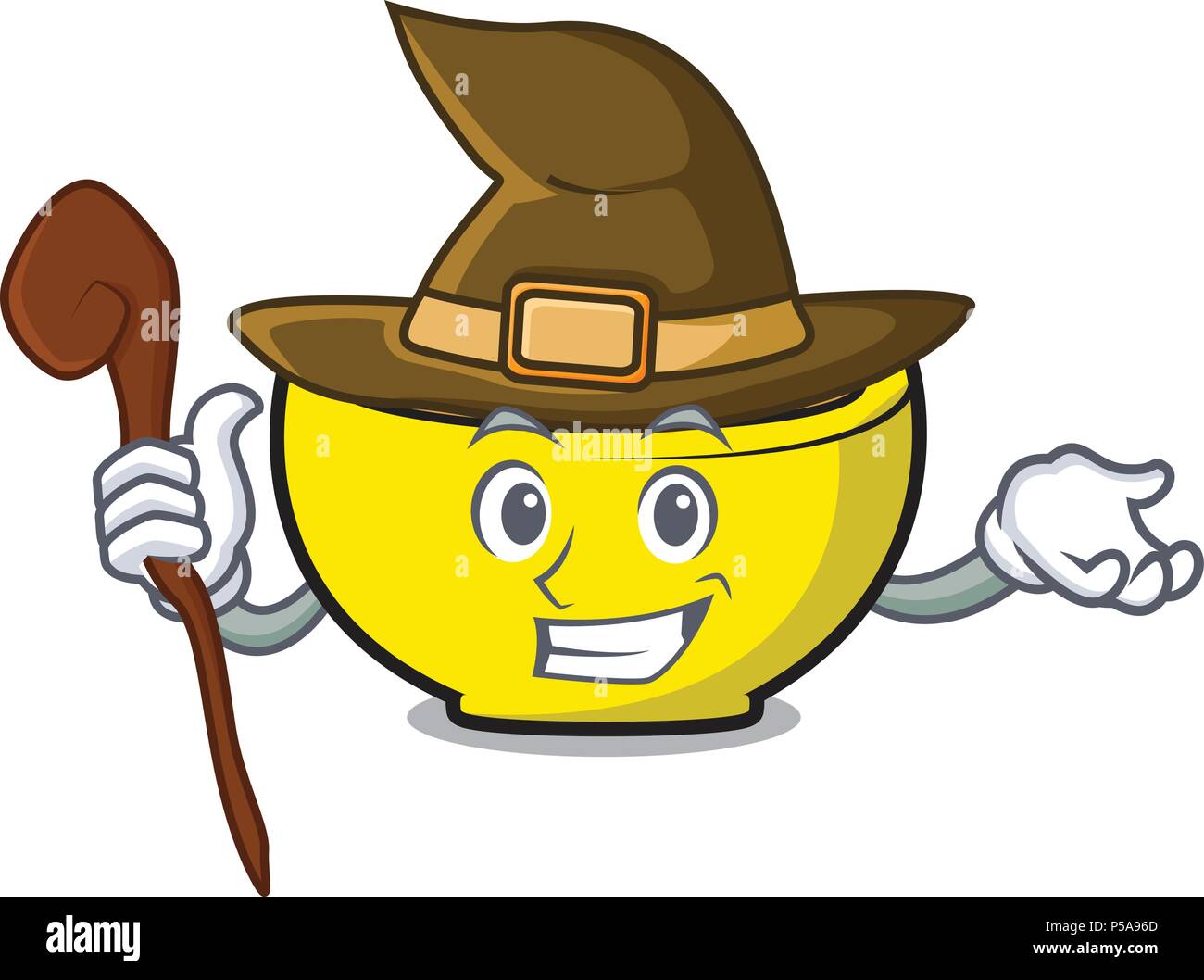 Witch soup union mascot cartoon Stock Vector Image & Art - Alamy