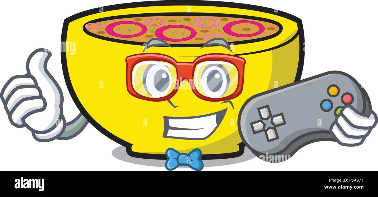 Gamer soup union mascot cartoon Stock Vector Image & Art - Alamy