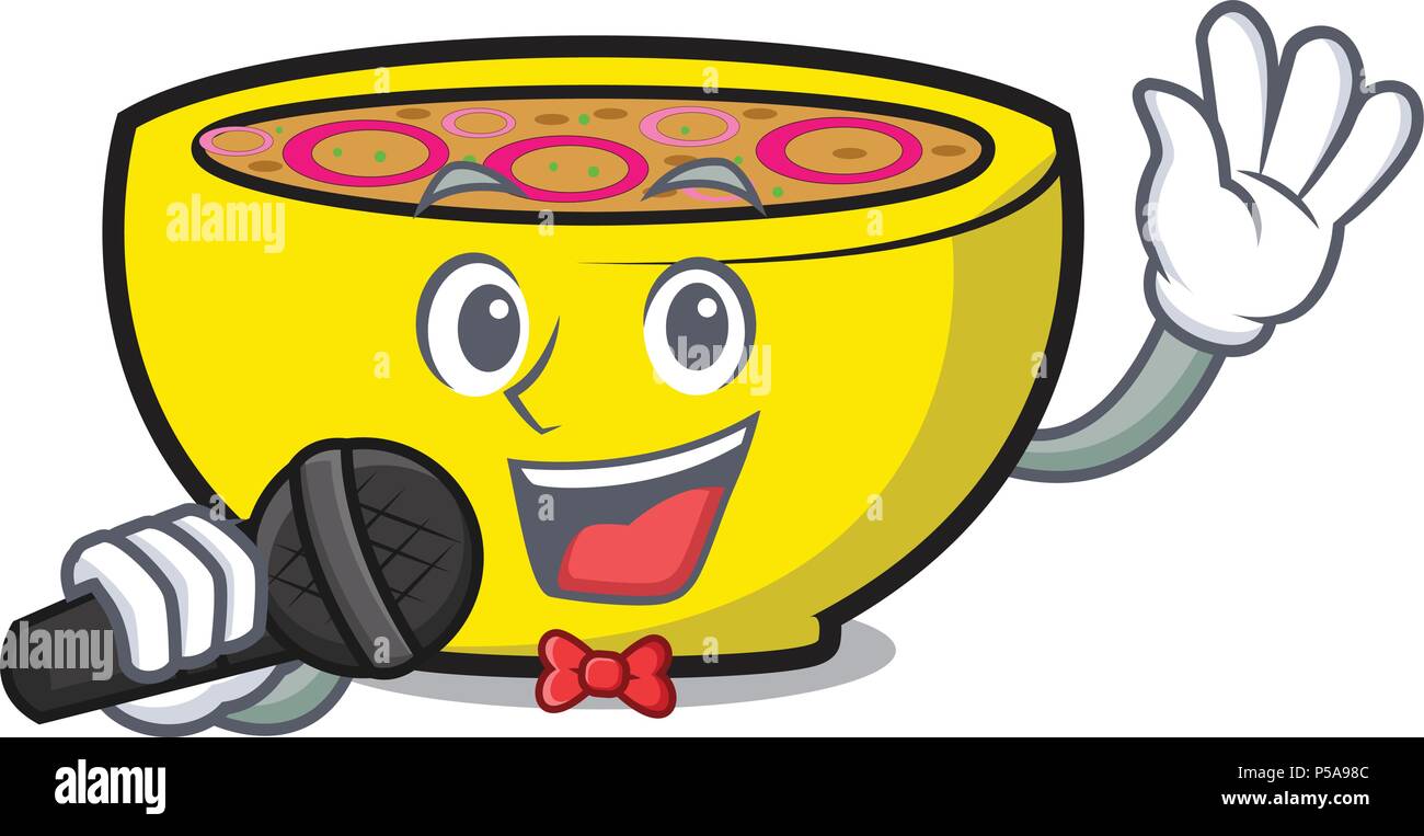 Singing soup union mascot cartoon Stock Vector Image & Art - Alamy