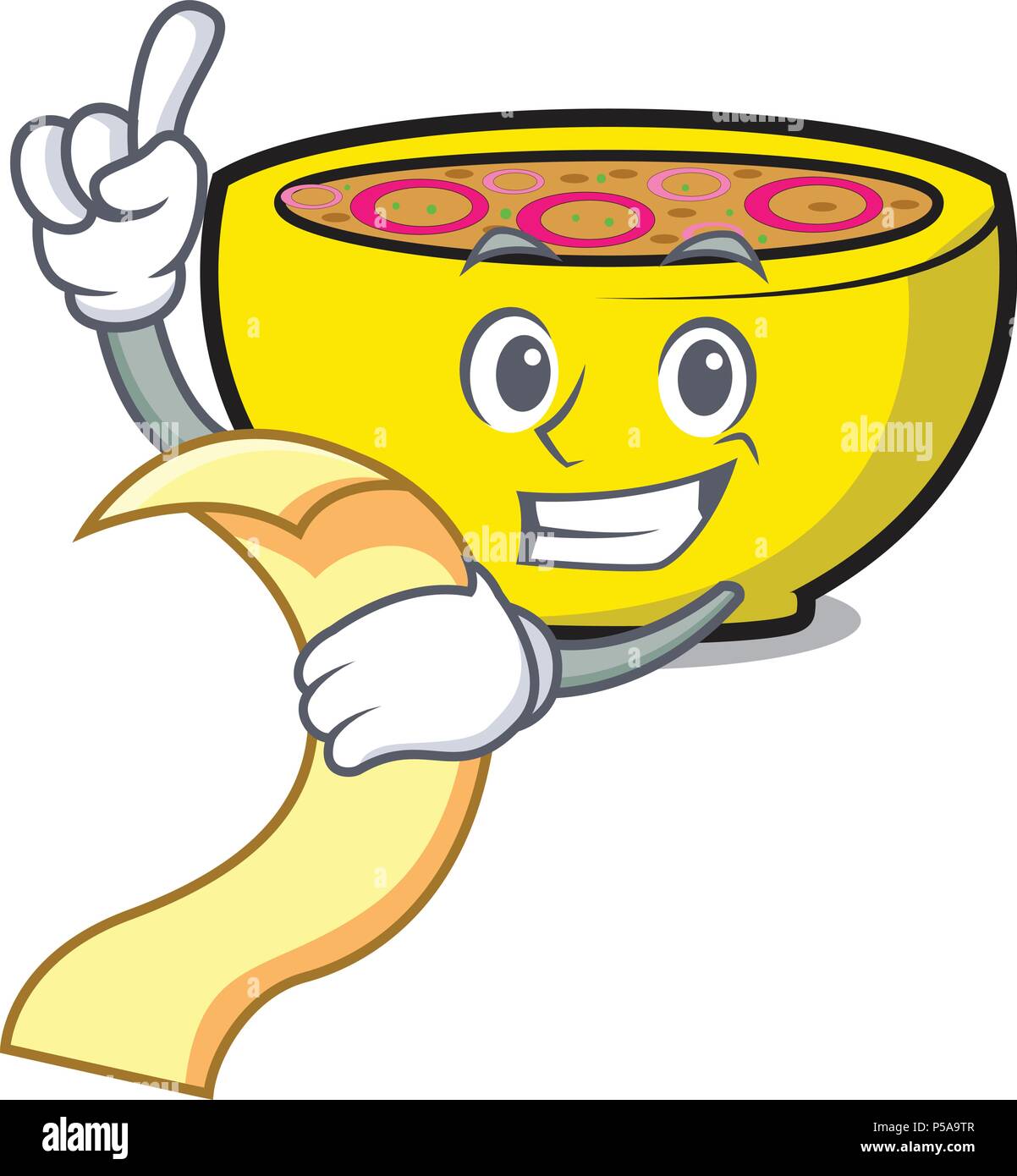 With menu soup union mascot cartoon Stock Vector Image & Art - Alamy
