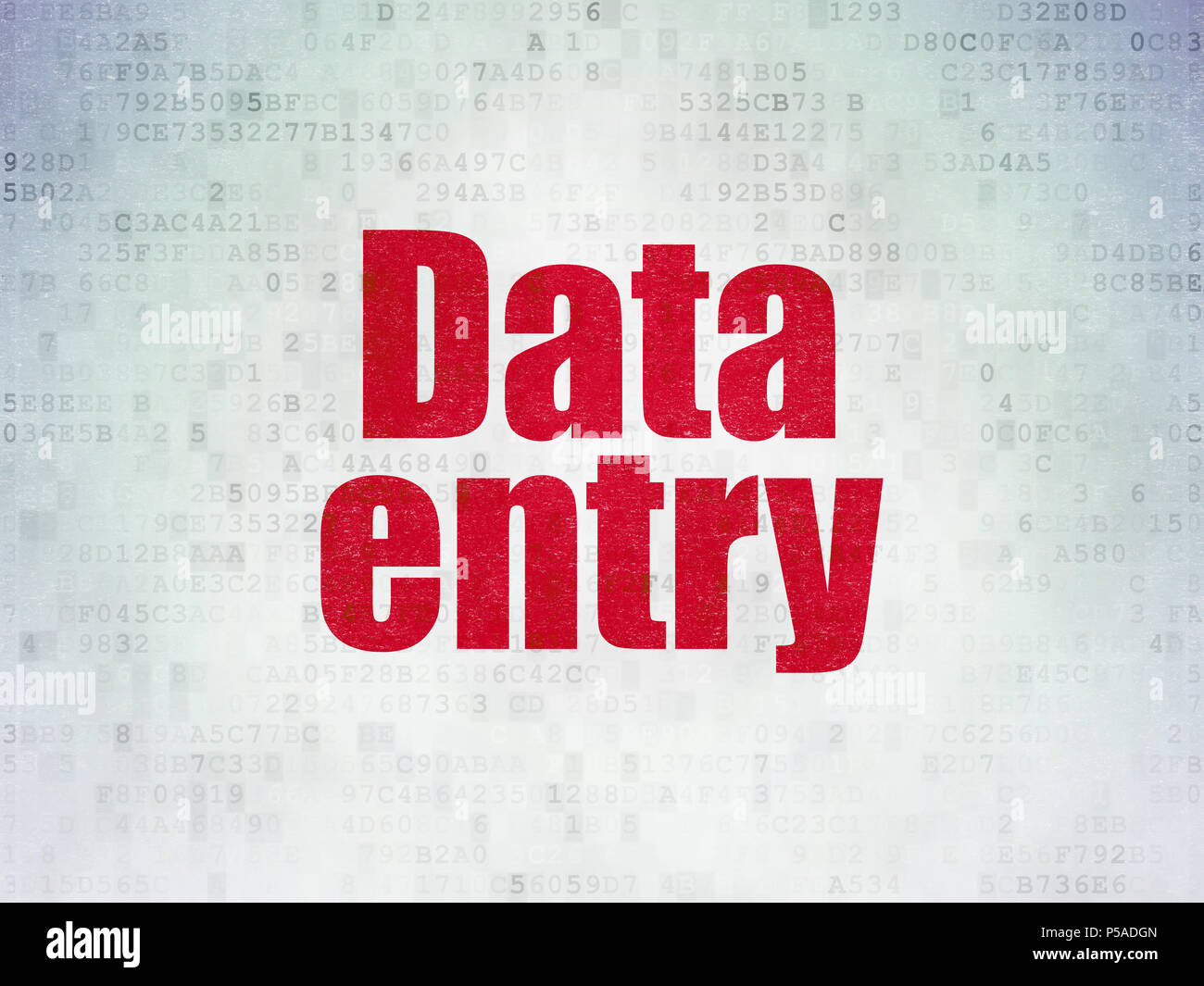 Information concept: Data Entry on Digital Data Paper background Stock ...
