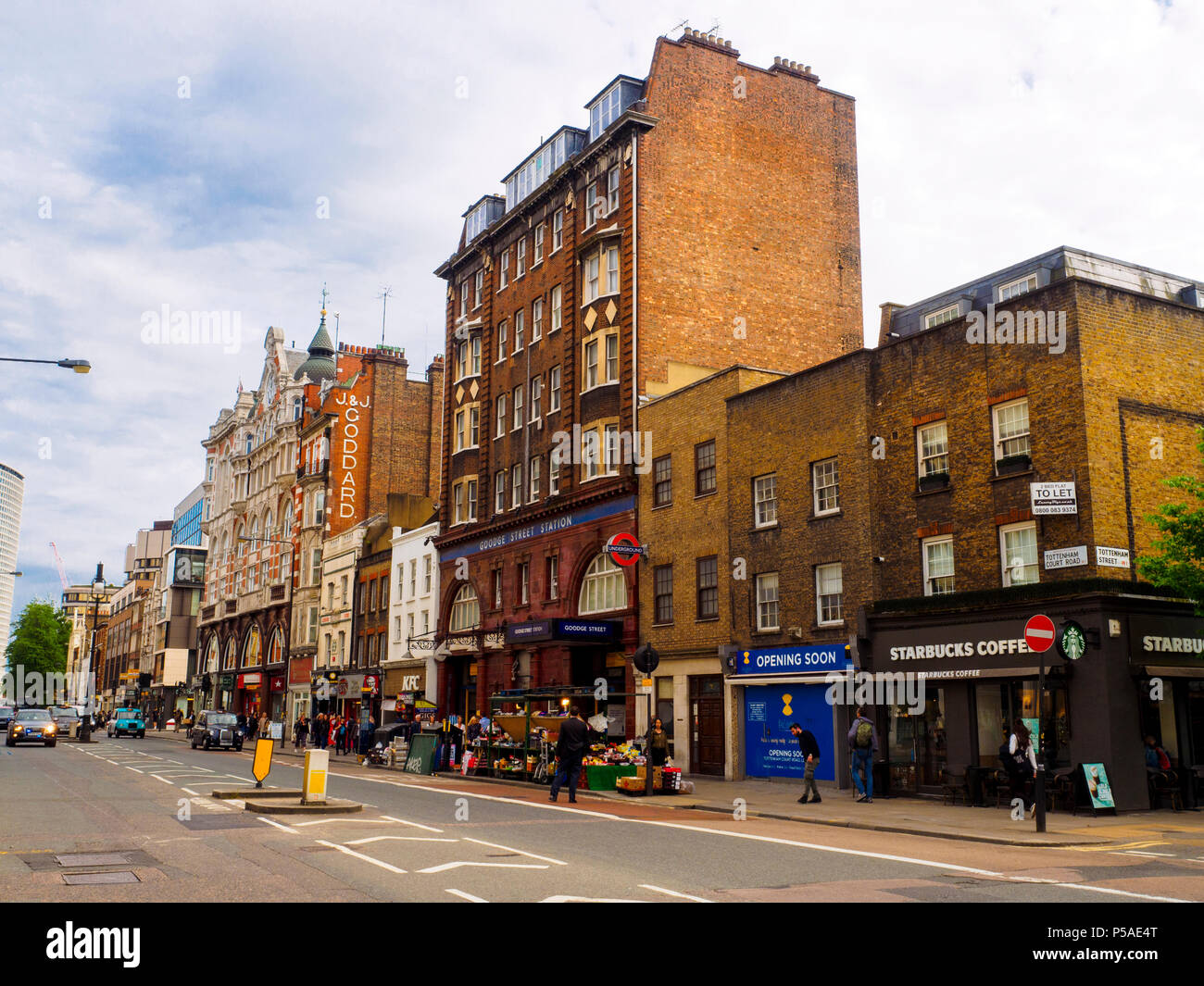 Goodge street underground station - London, England Stock Photo - Alamy