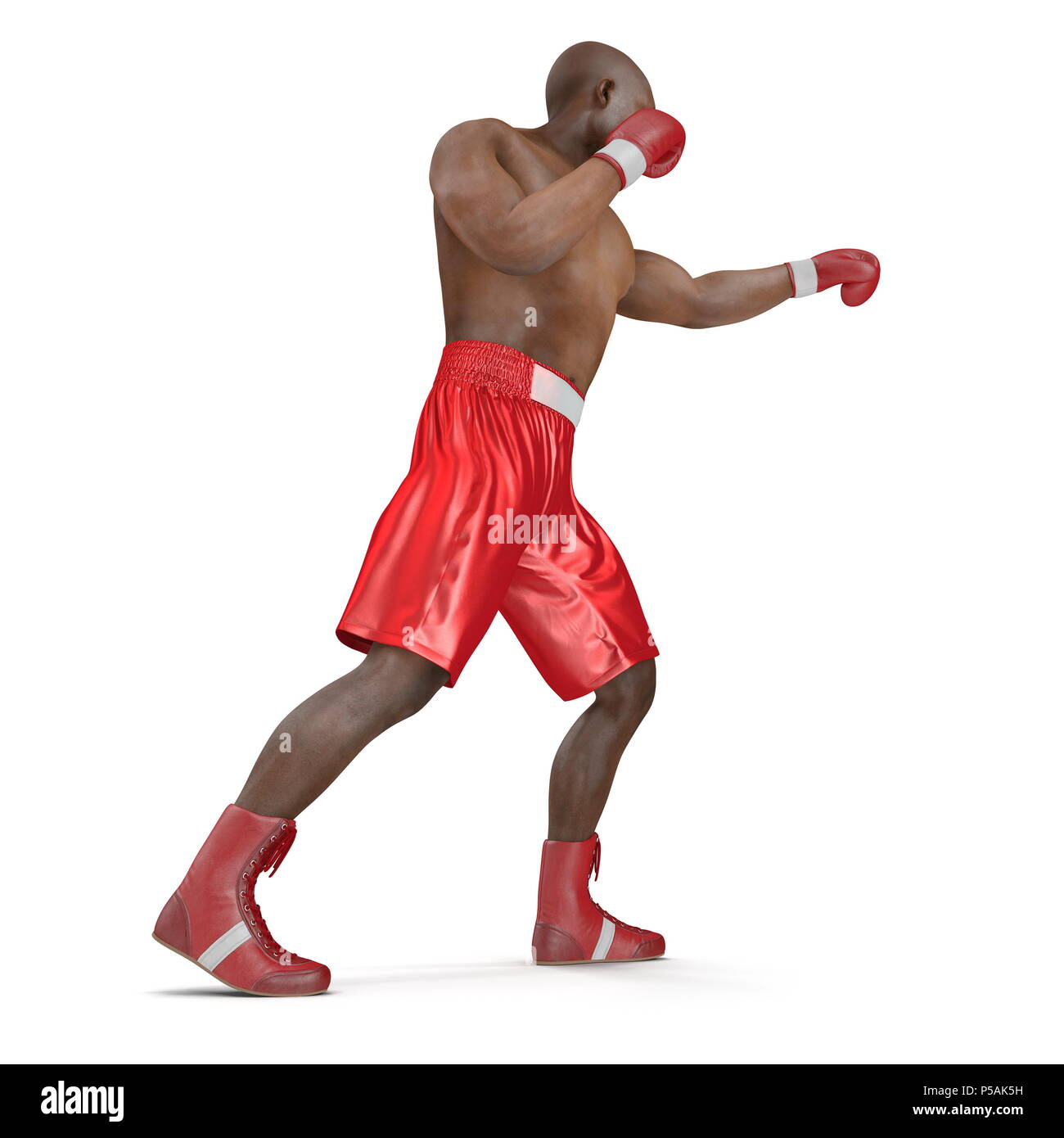 Strong body african male boxer Cut Out Stock Images & Pictures - Alamy