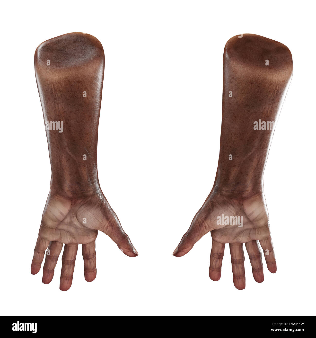 African american hands senior Cut Out Stock Images & Pictures - Alamy