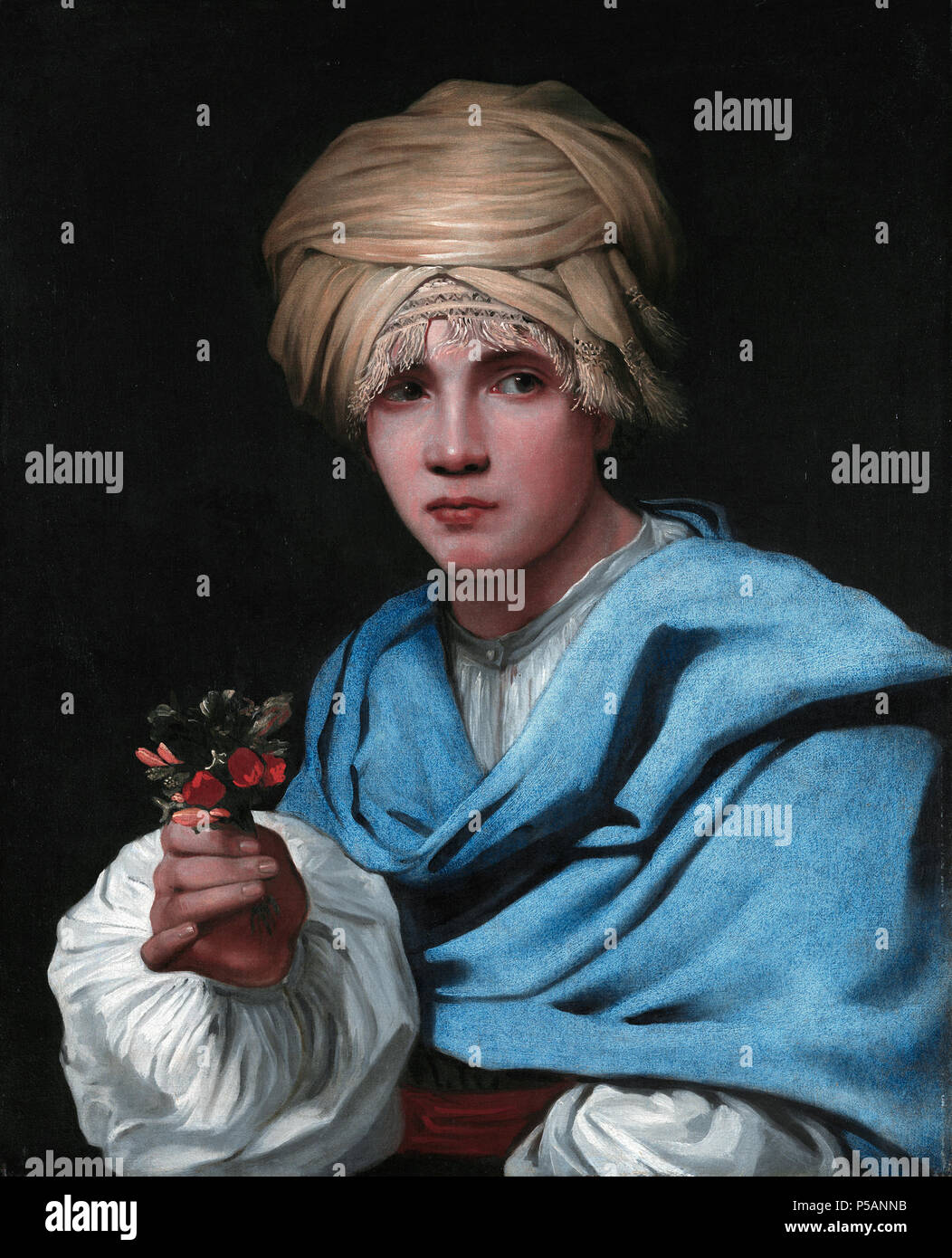 Portrait of a boy in the 17th century style hi-res stock photography ...