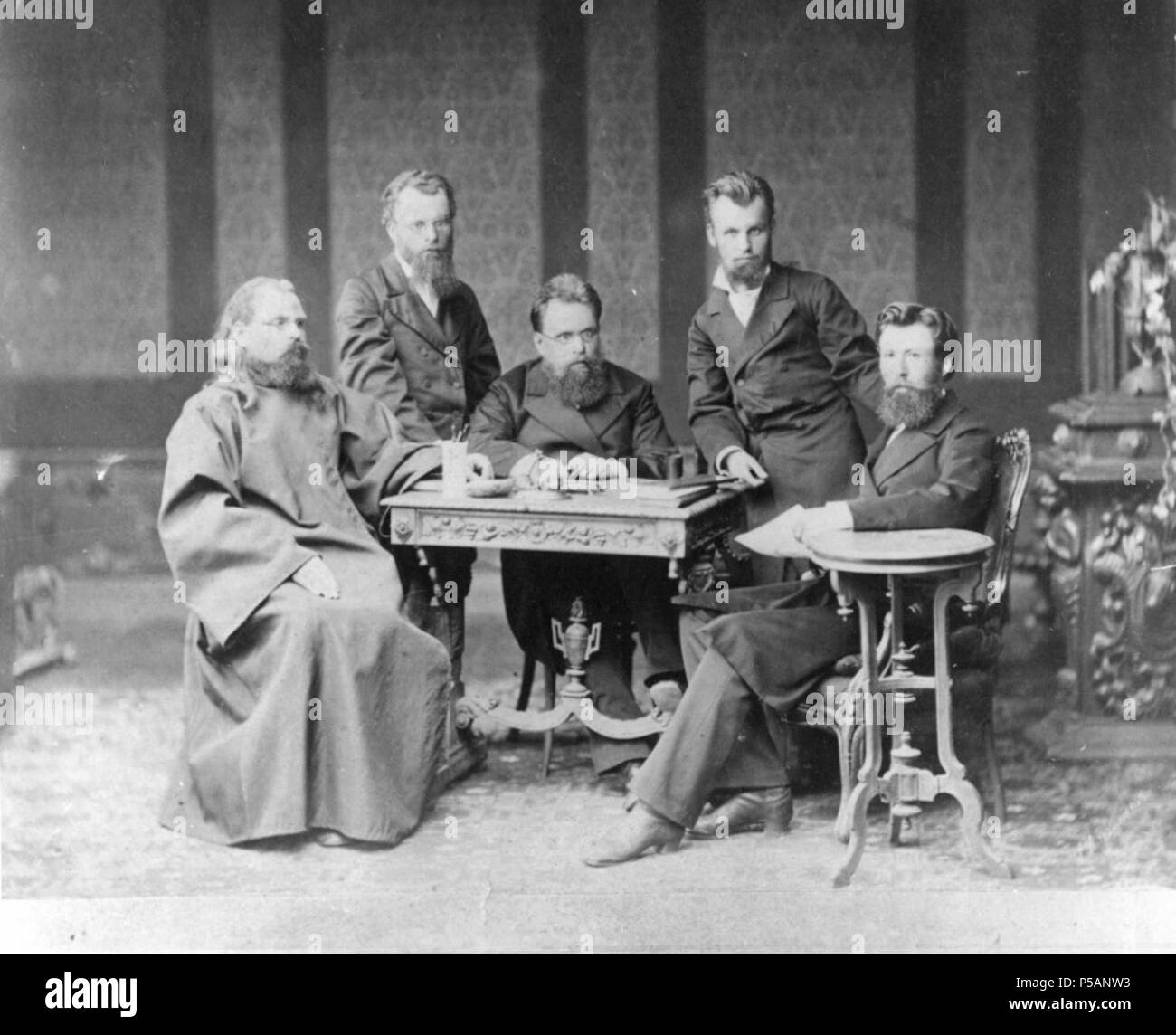 N/A. English: A. A. Zolotarev with Marshal of the Nobility ...