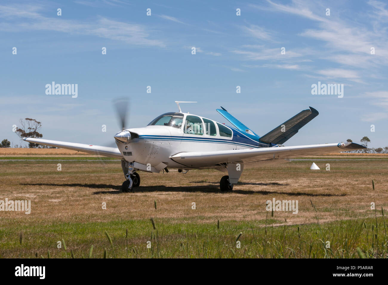Beech V35 Bonanza single engine light aircraft VH-DDD Stock Photo - Alamy