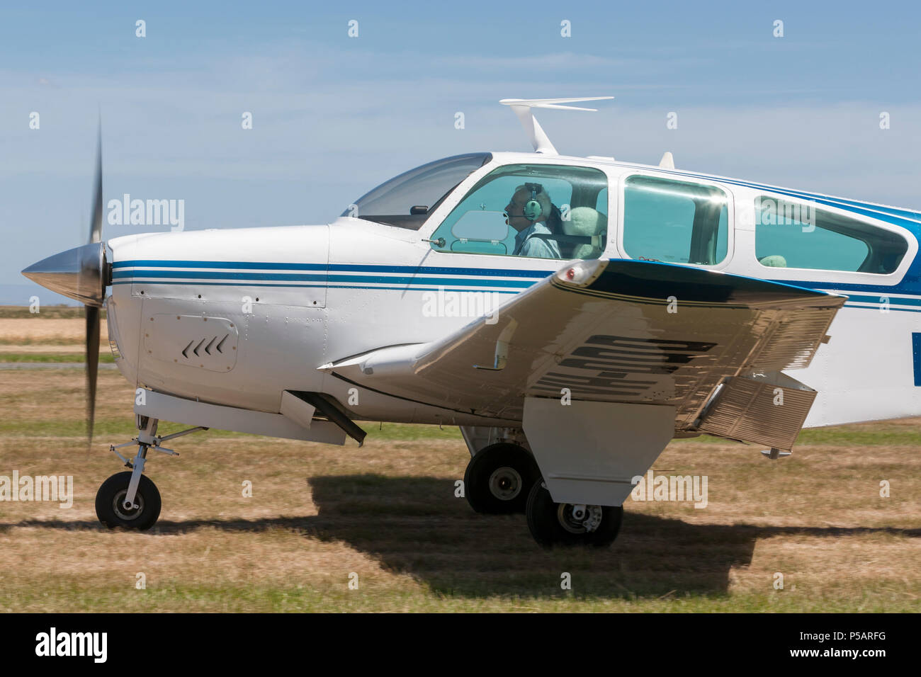 Beech V35 Bonanza single engine light aircraft VH-DDD Stock Photo - Alamy