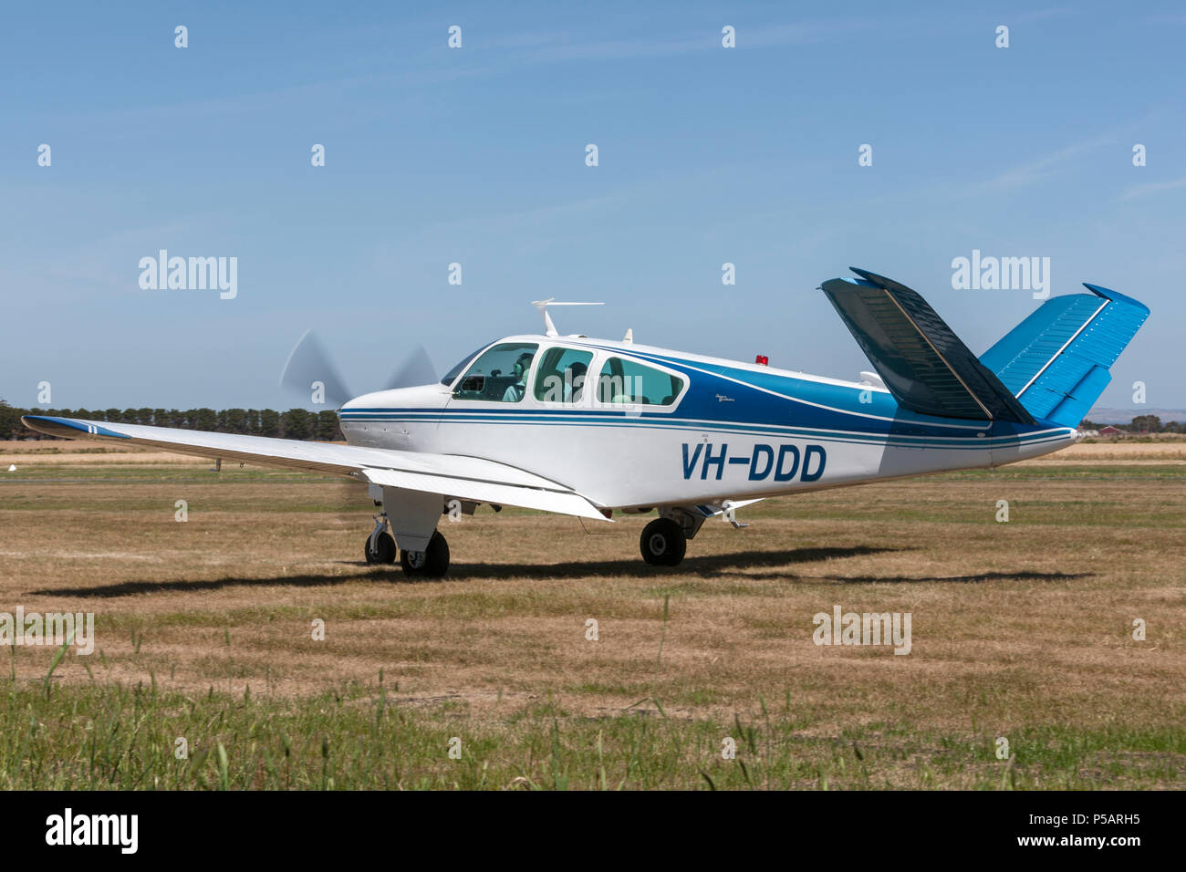Beech V35 Bonanza single engine light aircraft VH-DDD Stock Photo - Alamy