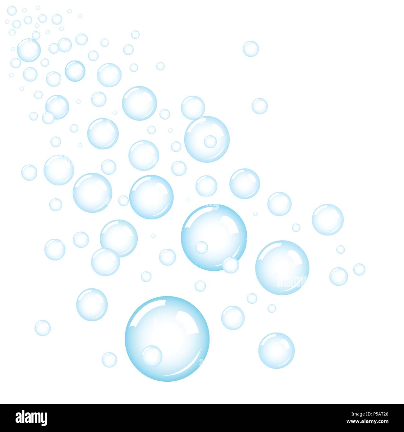 Set soap bubbles color Cut Out Stock Images & Pictures - Alamy