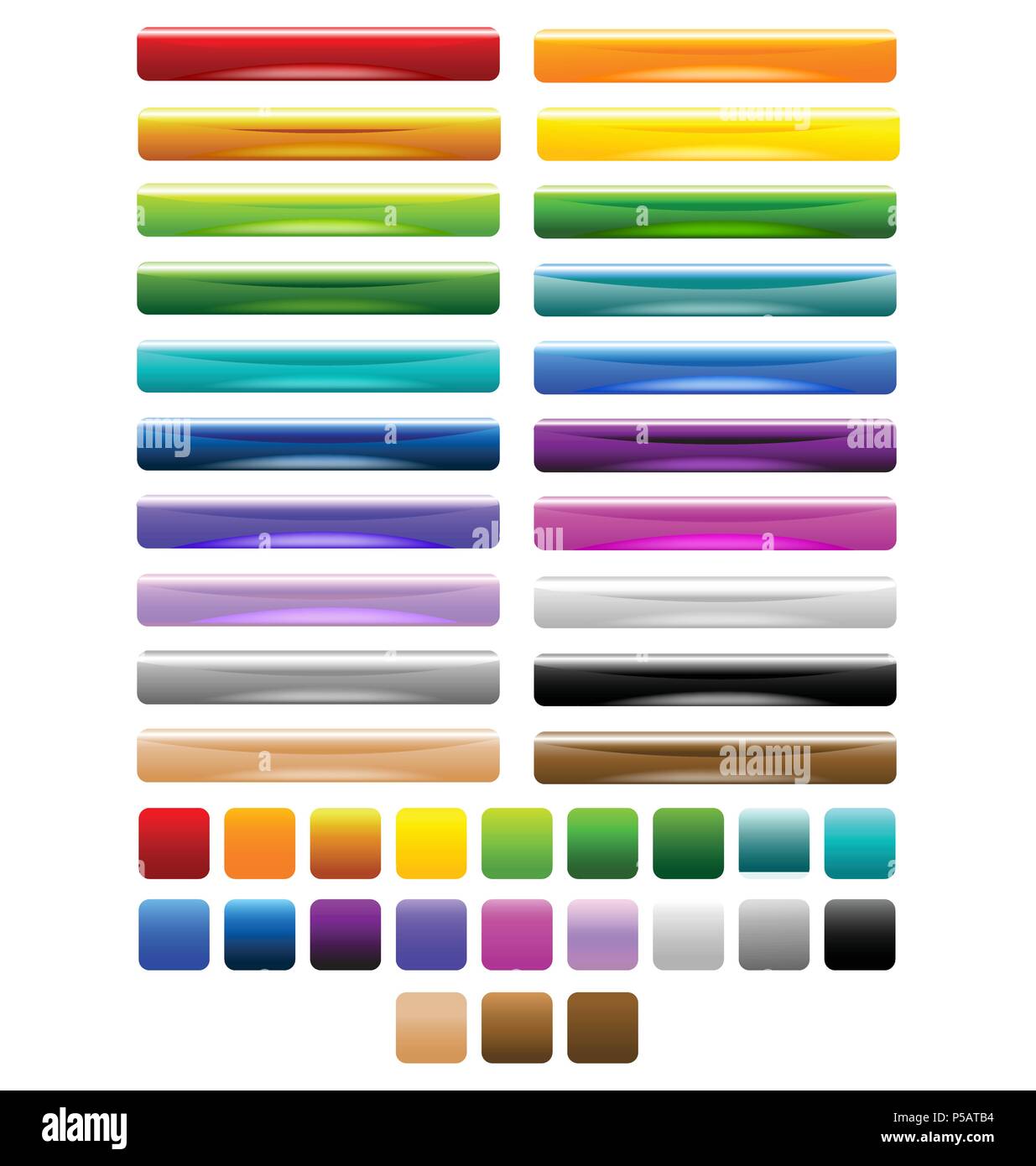 Colour button Stock Vector Images - Alamy