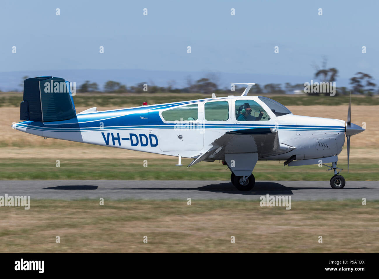 Beech V35 Bonanza single engine light aircraft VH-DDD Stock Photo - Alamy