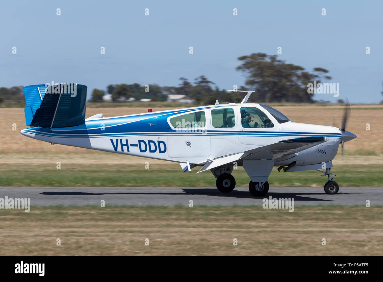 Beech V35 Bonanza single engine light aircraft VH-DDD Stock Photo - Alamy