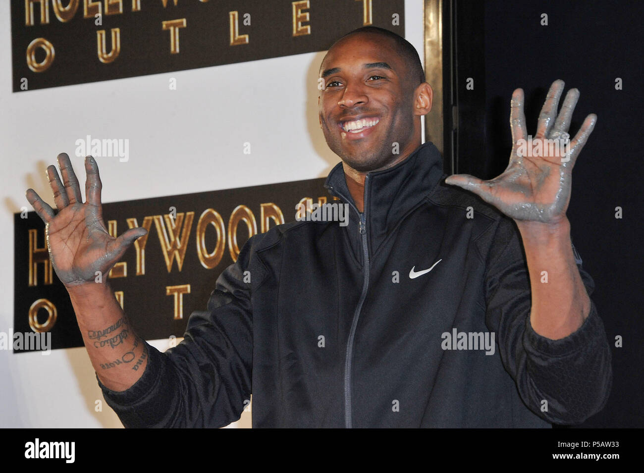 Kobe Bryant Hand and Foot Print Ceremony at The Chinese Theatre In Los ...