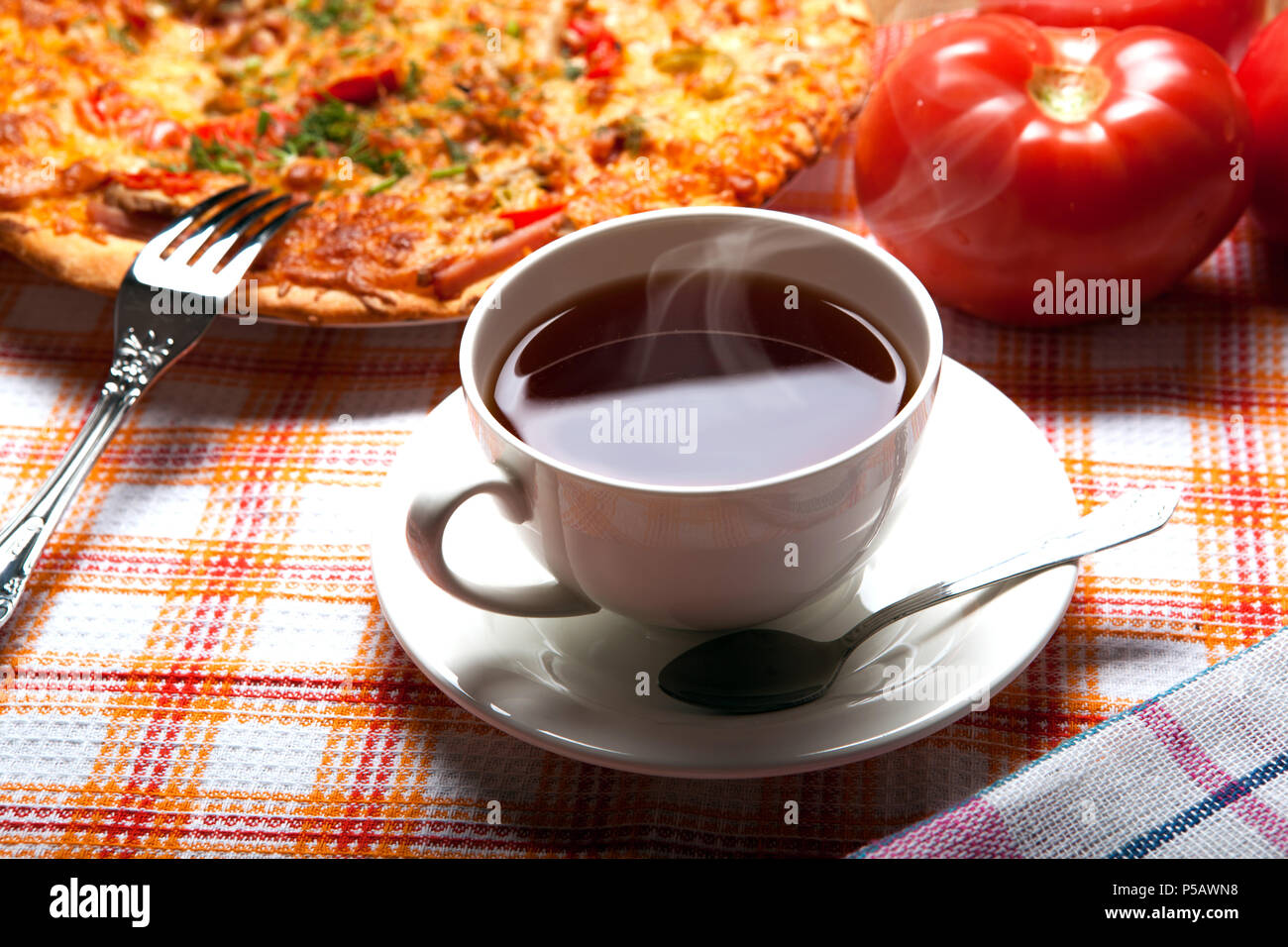 Pizza for tea hi-res stock photography and images - Alamy