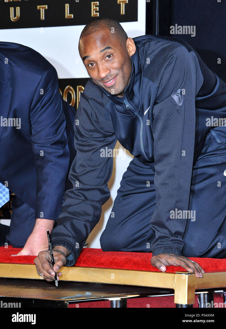 Kobe Bryant Hand and Foot Print Ceremony at The Chinese Theatre In Los ...