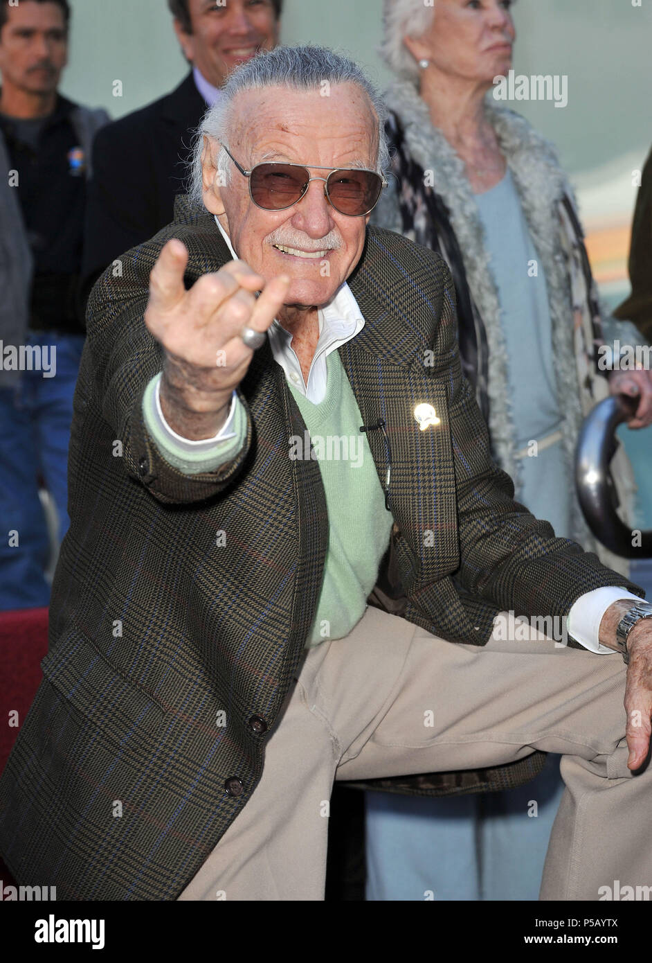 Stan Lee Honored with a Star on the Hollywood Walk of Fame In Los ...