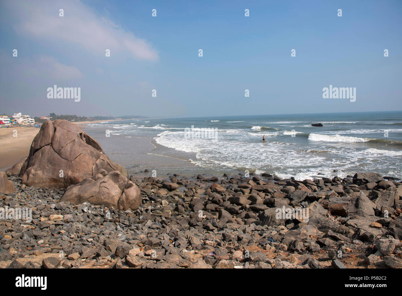 Seashore, near Shore Temple, Mahabalipuram, Tamil Nadu Stock Photo - Alamy