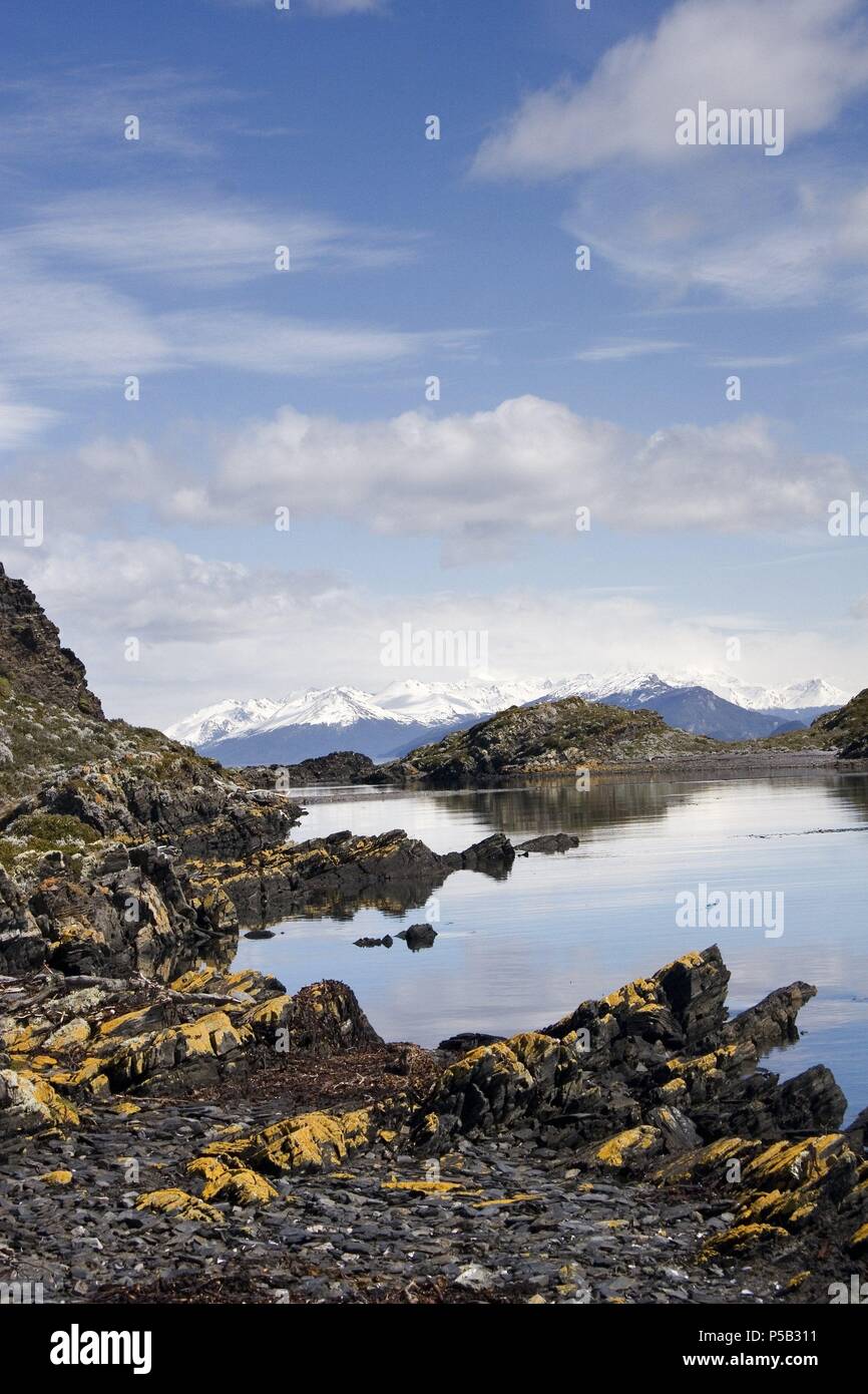 H island, Ushuaia, Tierra del Fuego island, Argentina Stock Photo - Alamy