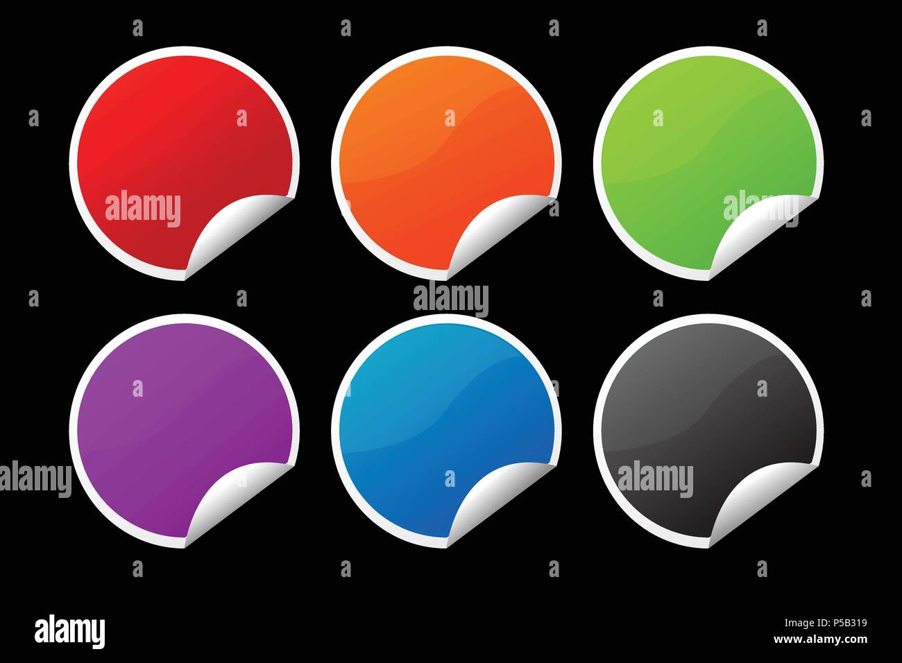 Blank etiquette Stock Vector Images - Alamy