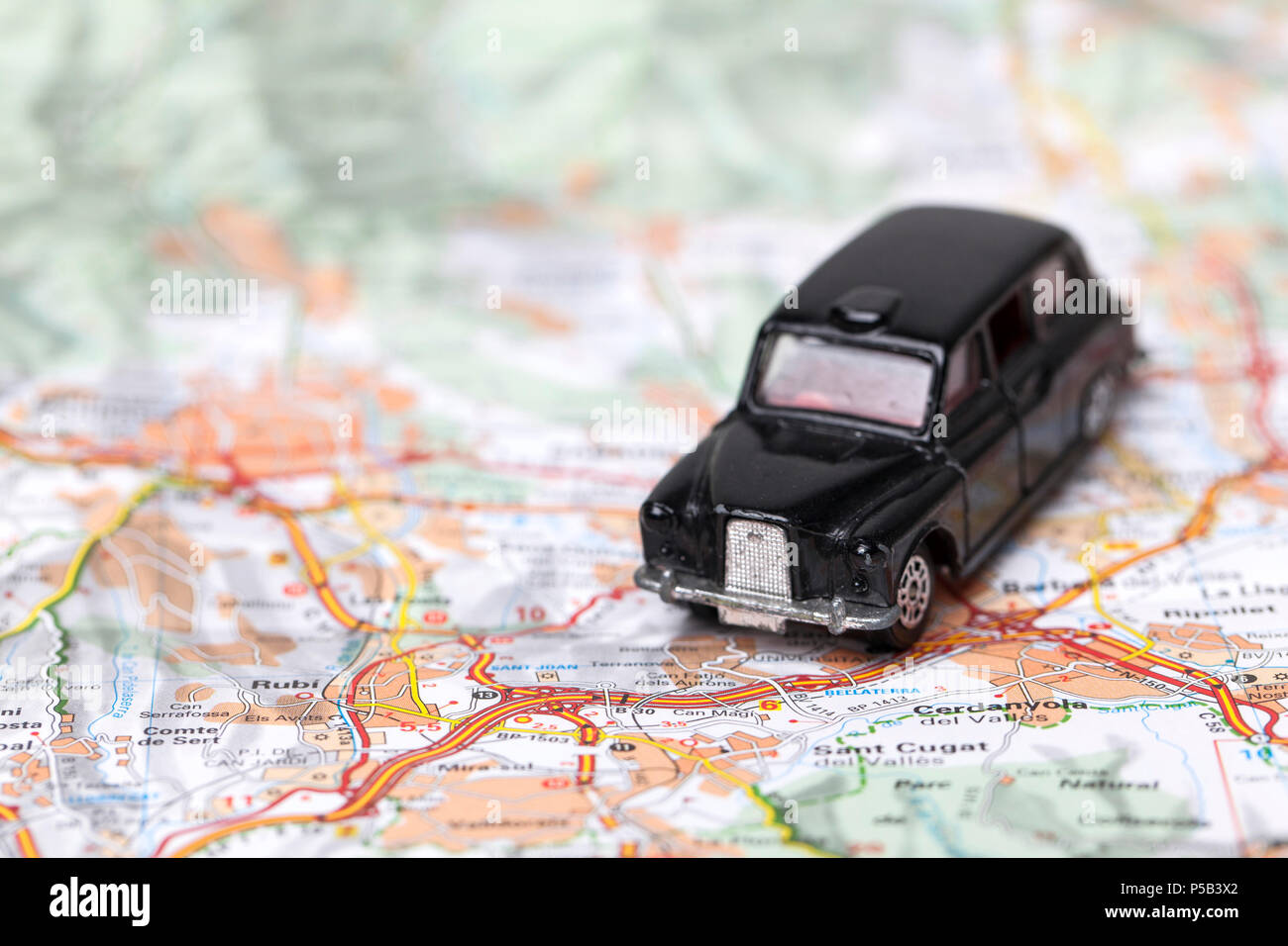 Uber map of london hi-res stock photography and images - Alamy