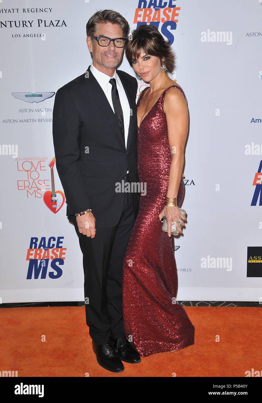 Lisa Rinna and husband Harry Hamlin arriving at The 20th Ann. Race To ...