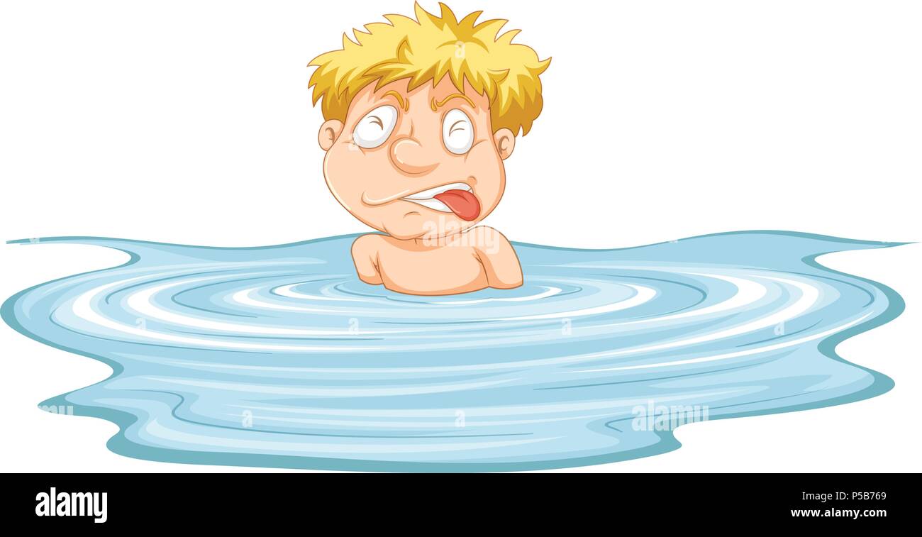 A Man Need Help in the Water illustration Stock Vector Image & Art - Alamy