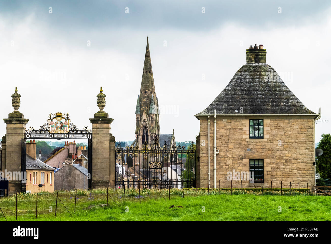 Floors Castle Kelso Roxburghshire Scotland High Resolution Stock ...