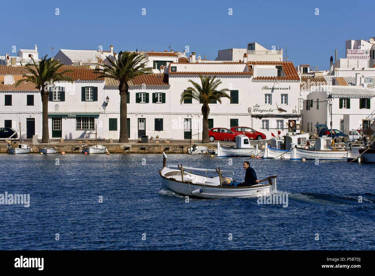 Puerto de Fornells. Bahia de Fornells.Menorca.Illes Balears.España ...