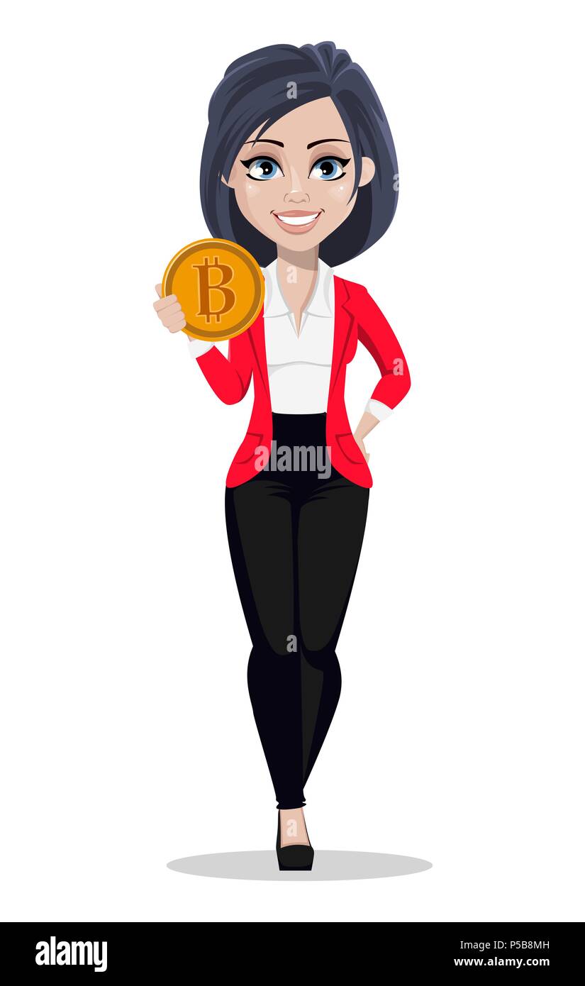 Business woman, manager, banker. Beautiful female banker in business ...