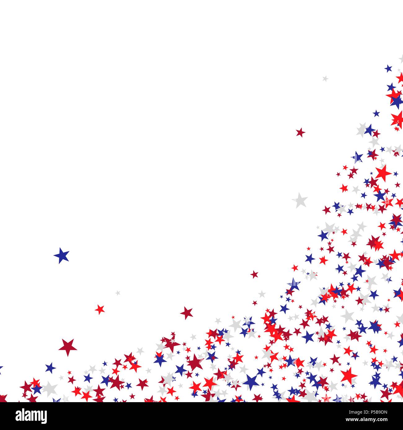 Red And White Star Clipart