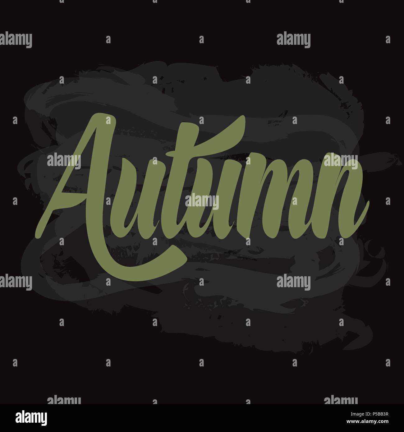 Word autumn in frame hi-res stock photography and images - Alamy