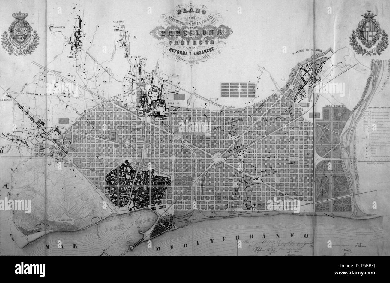 Plan for the redevelopment of Barcelona's Eixample discrict, presented ...