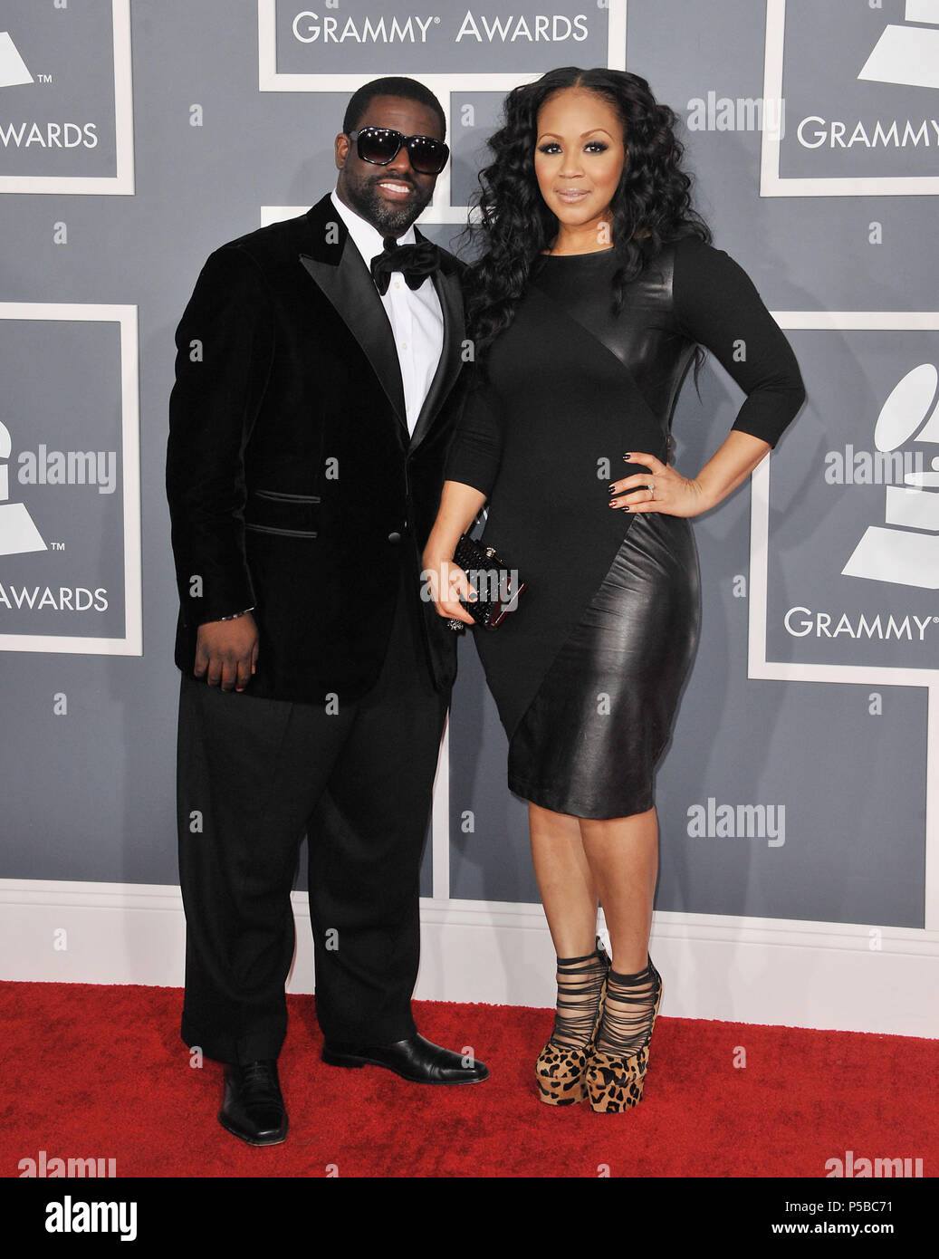 Erica Campbell 510 At The 55th Ann Grammy Awards 2013 At The Staples