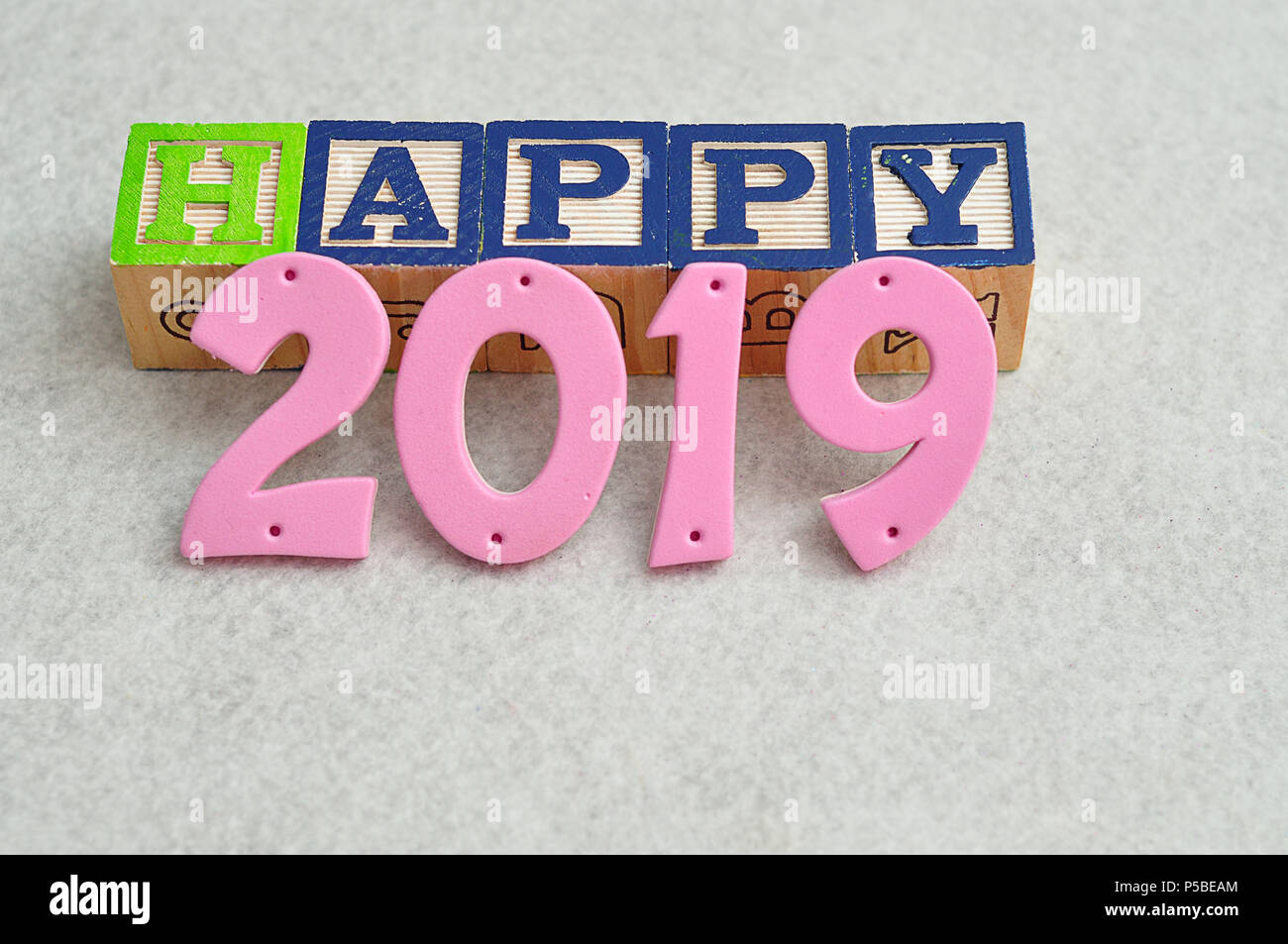 Happy 2019 hi-res stock photography and images - Alamy