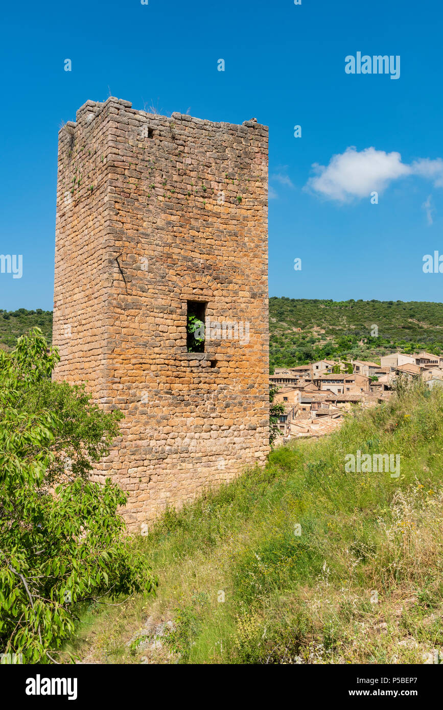 Alquezar, Aragon, Spain Stock Photo - Alamy