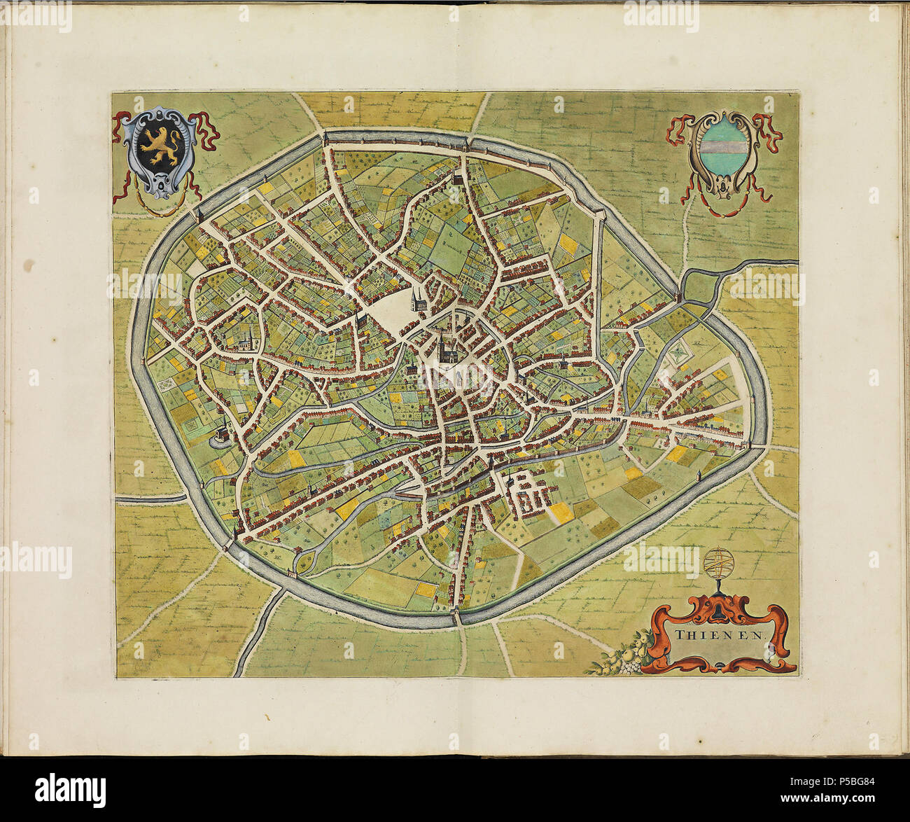 Tienen map hi-res stock photography and images - Alamy