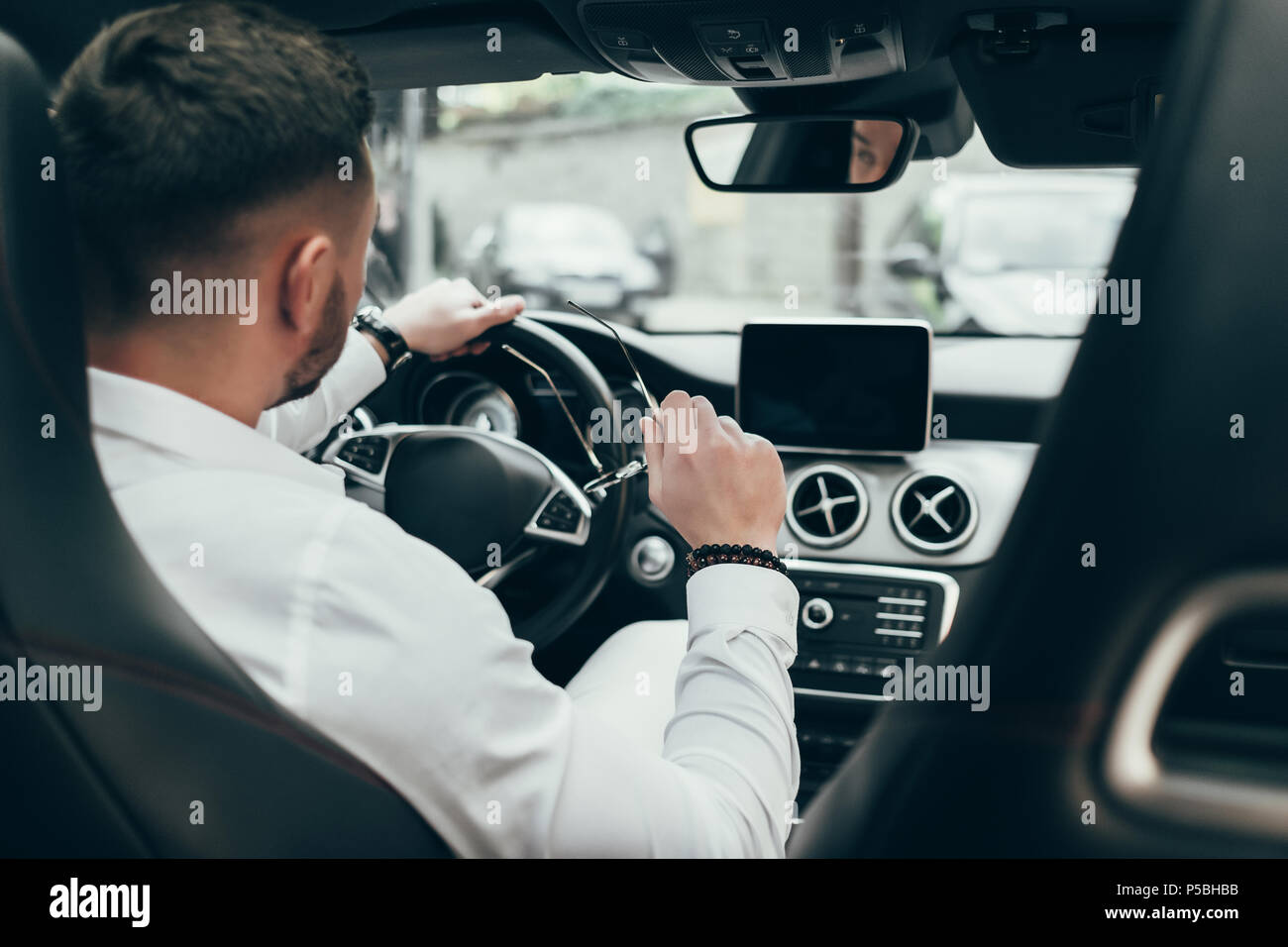 Handsome young man inside hi-res stock photography and images - Alamy