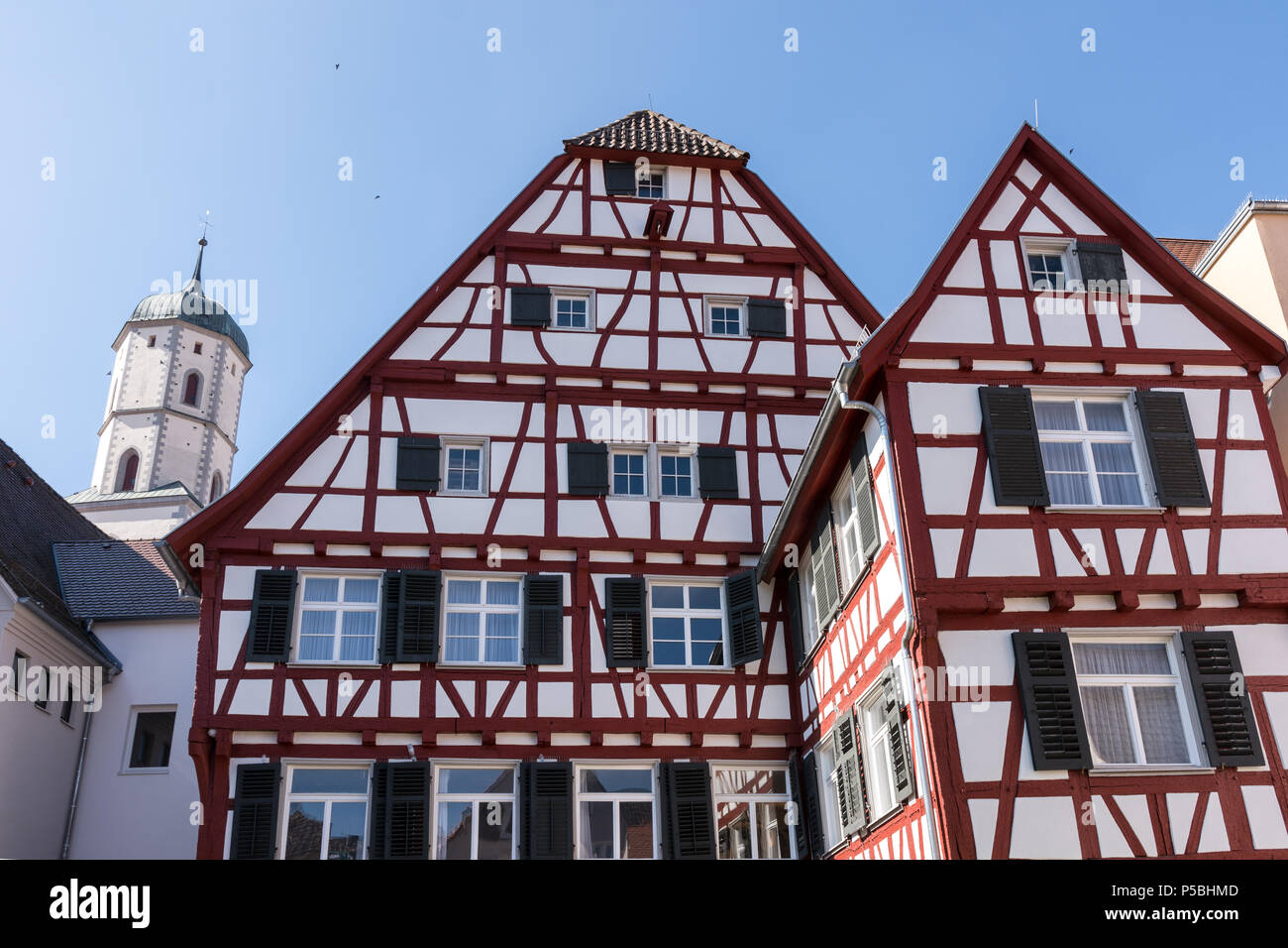 Steeple with half timbered tower hi-res stock photography and images ...