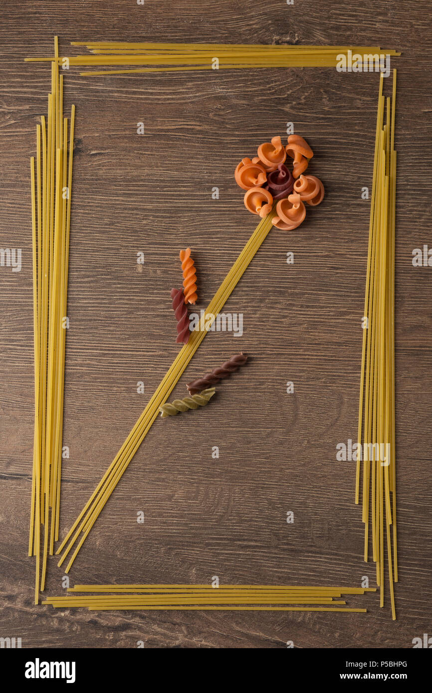 frame with paste and flower Stock Photo - Alamy