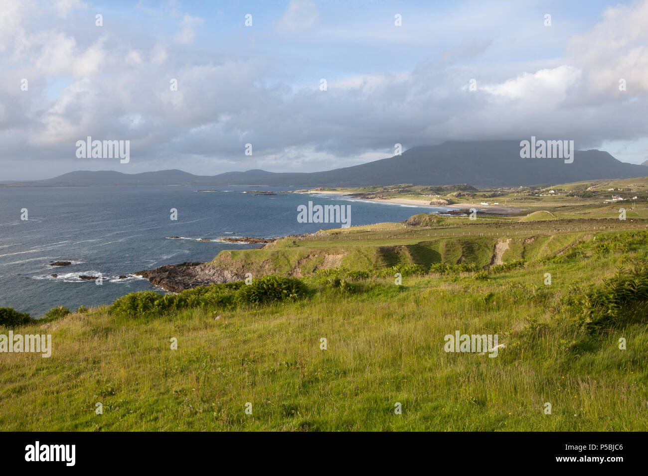 The stunning landscape and empty beaches of the Renvyle Peninsula in ...