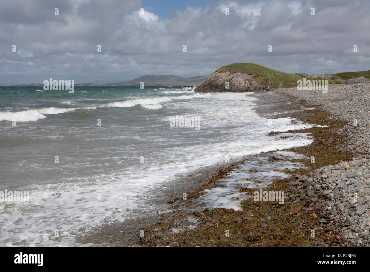 Lettergesh Beach on the Renvyle Peninsula is one of many stunning ...
