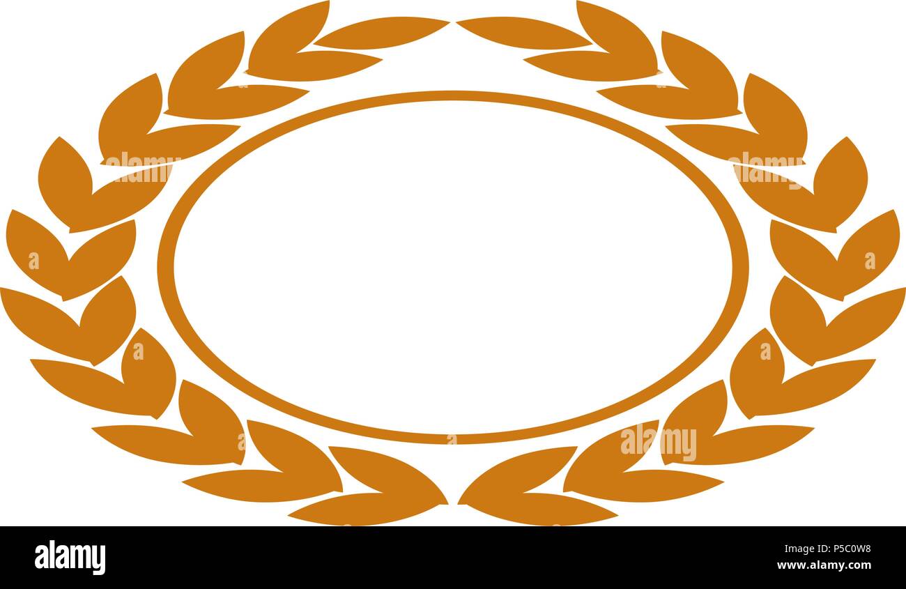 Leaf Ribbon Shield Template Blank Stock Vector Image & Art - Alamy