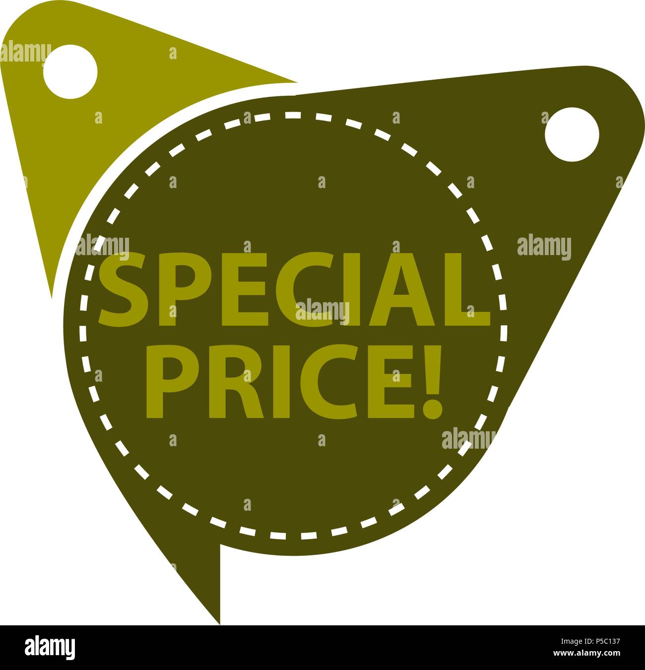 Special Price Tag Template Isolated Stock Vector Image & Art - Alamy