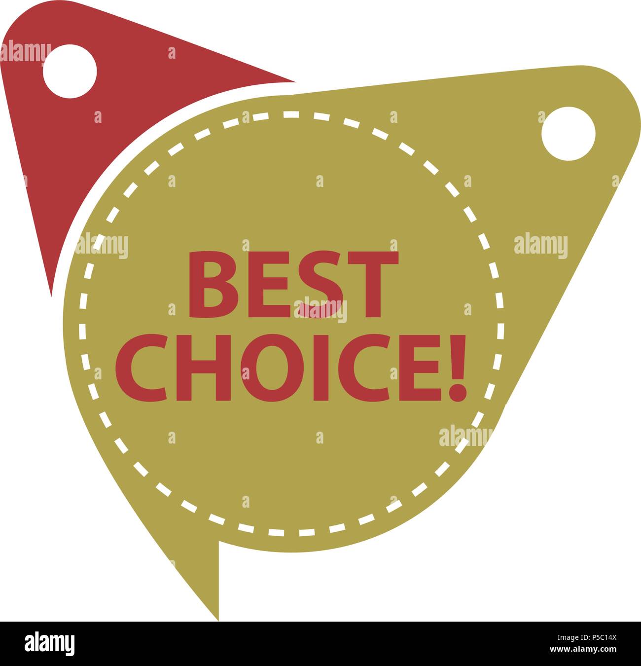 Best Choice Tag Template Isolated Stock Vector Image & Art - Alamy