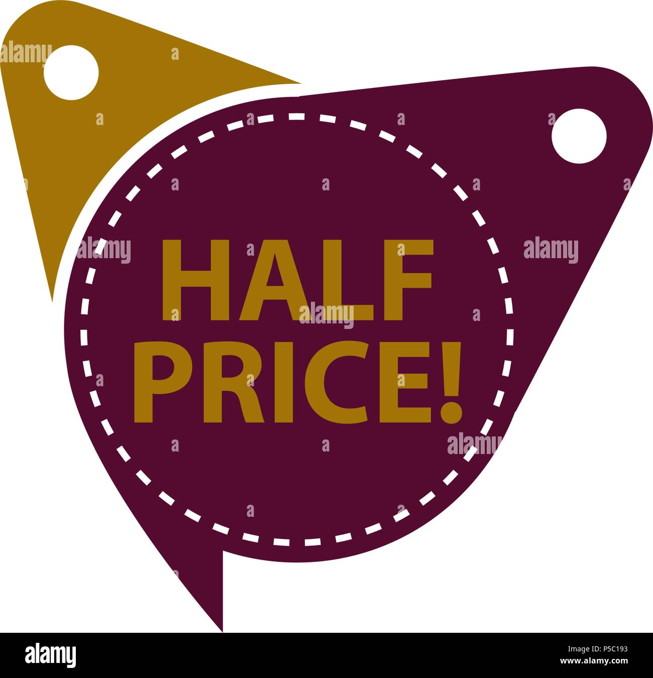 Half price tag hi-res stock photography and images - Alamy