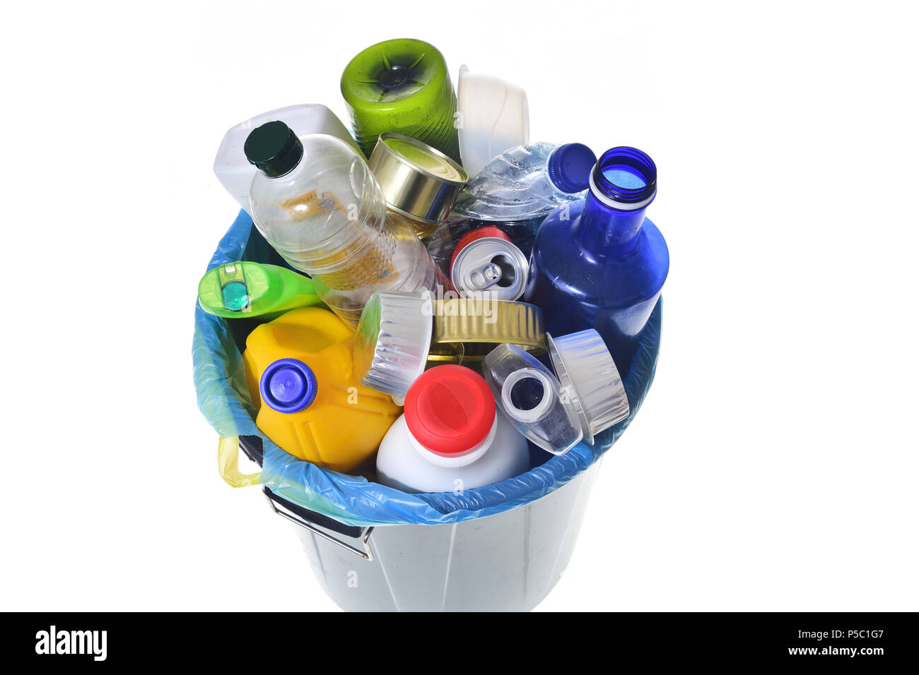 Waste full rubbish bottles cans hi-res stock photography and images - Alamy