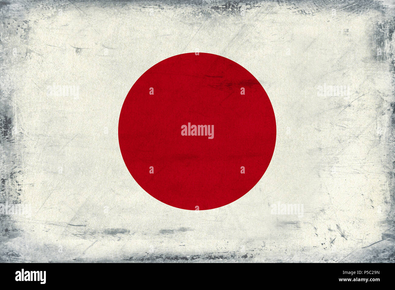 Vintage national flag of Japan background Stock Photo - Alamy
