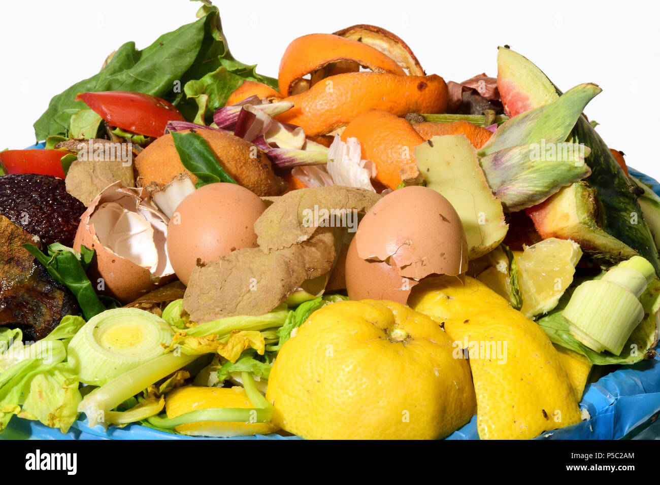 compost on white bacground Stock Photo - Alamy
