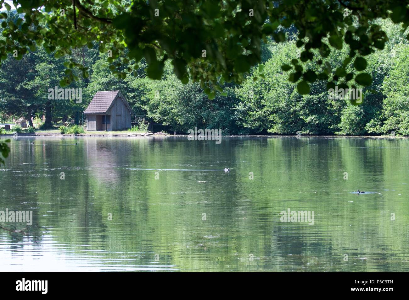 The Roman Lake in Marple, Greater Manchester. UK Stock Photo - Alamy